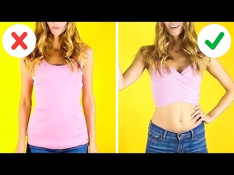 18 CLEVER DIY IDEAS FOR YOUR BORING CLOTHES | DIYTipsWorld.com