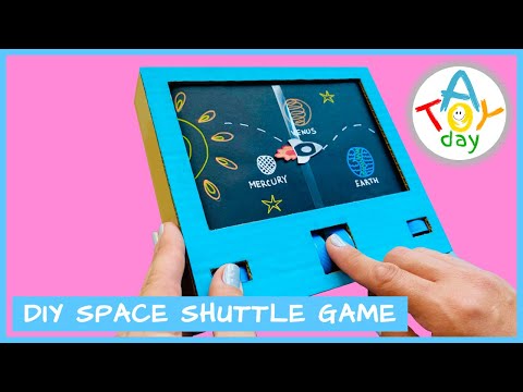 DIY Cardboard Space Shuttle Game | No Batteries Working Game | Learn 8 ...
