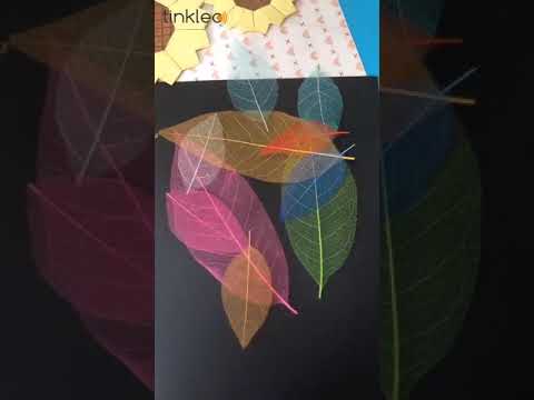 How To Make Leaf Vein Bookmark Diytipsworld