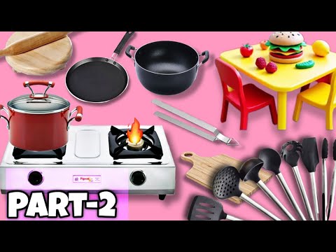 DIY 8 Kitchen Toys (Part-2)| DIY Kitchen Set! | DIYTipsWorld.com
